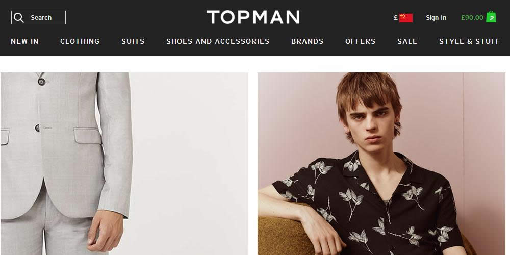 Top Man — 英国最受欢迎的高街男装品牌 – SHIZU 仕族